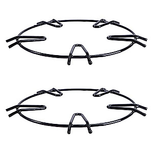 SOLUSTRE 6 Pcs Milk pan stand gas stove pan support gas ring trivet pot stovetop grate rack stove top hob replacement grill grates Kitchen Accessories bracket ring Gas stoves enamel