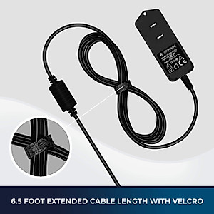 9V DC Guitar Pedal Power Supply Adapter - 1.7A 1700mA Center Tip Negative with Noise Reduction Filter - 9 Volt Regulated Pedalboard Power Supply for Effects Pedals