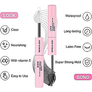 Cluster Eyelash Extension Kit, Extra Large Capacity Set, DIY Individual Lash Extension at Home…