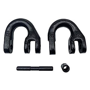 ENIXWILL 2pc 1/2 inch Tow Hitch Safety Chain Hammerlock Connector Link Grade 80 Coupling Link