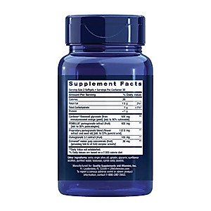 Life Extension Endothelial Defense Pomegranate Plus – Pomegranate Seed, Flower And Fruit Extract Formula Supplement for Heart and Endothelial Health – Gluten-Free, Non-GMO – 60 Softgels