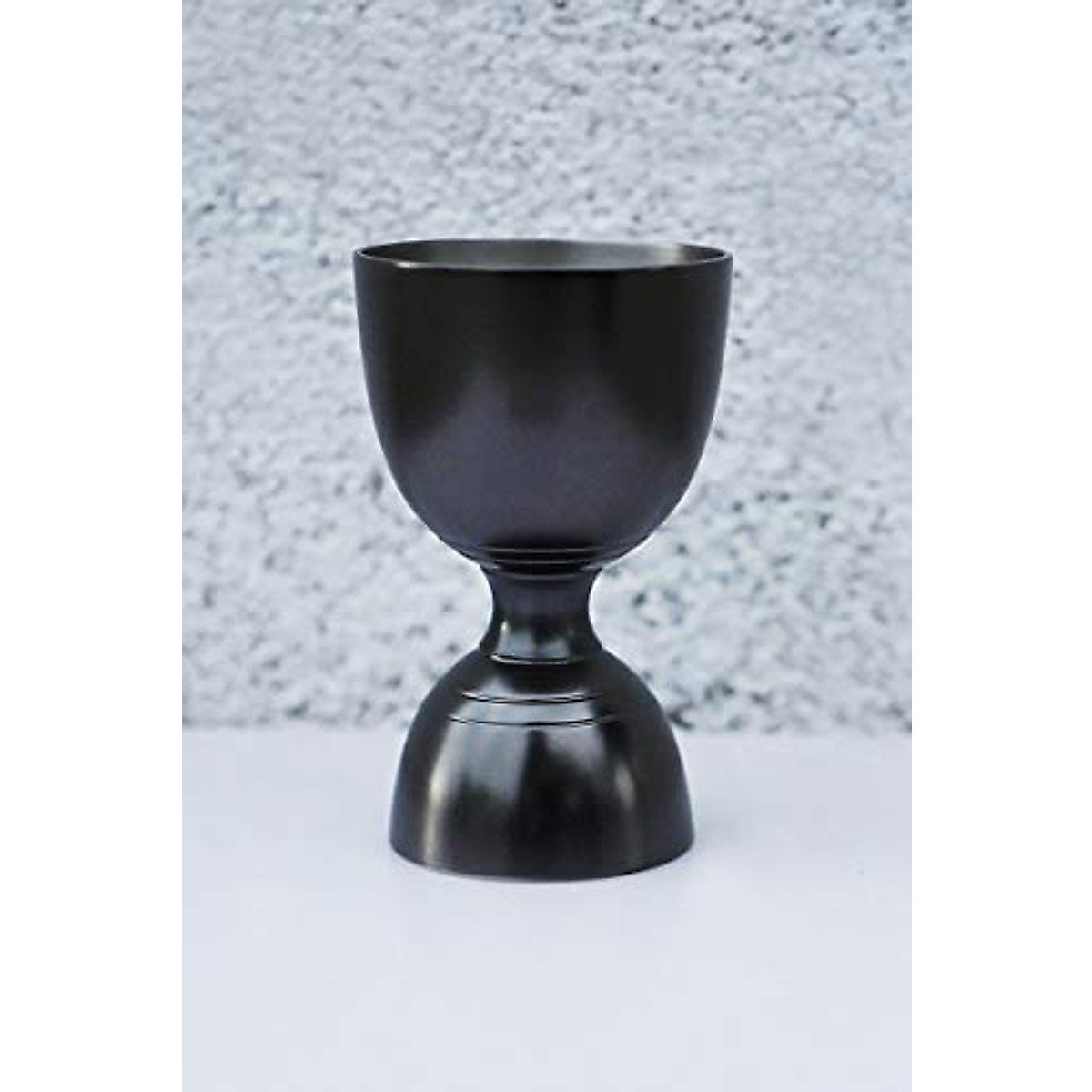 Alchemade Midcentury Modern Nickel & Brass Cocktail Shaker and Jigger Set - Quality Black & Gold Professional Bar Tools - for Mixed Drinks & Cocktails