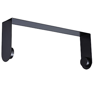 Under Cabinet Paper Towel Holder + Black Wall Hooks Adhesive Hooks