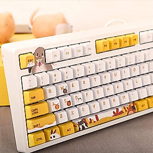 XYLXJ USB Wired Mechanical Keyboard 104Keys Gaming Keyboard for Gaming and Typing,Compatible for Mac/PC/Laptop