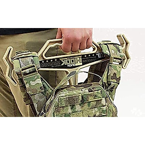 Tough Hook Original Hanger Max Pack Set of 4 | 2 Grey and 2 Black |USA Made | Multi Pack