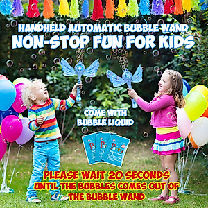 Bubble Machine for Kids, Automatic Electric Frozen Toys for Girls Princess Bubble Wand Maker Blower, Musical&Light Up Bubble Toys for Toddlers Outdoor, 3 4 5 6 7 8 Year Old Gifts
