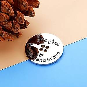 Back To School Gifts for Kids Teen Boys Girls, Inspirational Off To Collge First Day of School Gifts for Son Daughter, Brave Worry Anxiety Rainbow Brave Gift, Christmas Stocking Stuffer Birthday Gifts