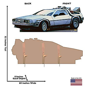 Advanced Graphics Delorean Life Size Cardboard Cutout Standup - Back to The Future (1985 Film)
