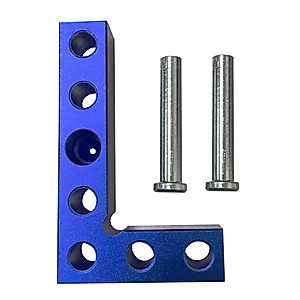 Lkonwee Center Finder Tool，90 Degree Line Gauge Center Positioning Square，Aluminum Alloy Woodworking Center Scribe Square Center Scribe，Small Square and Marking Center Finder