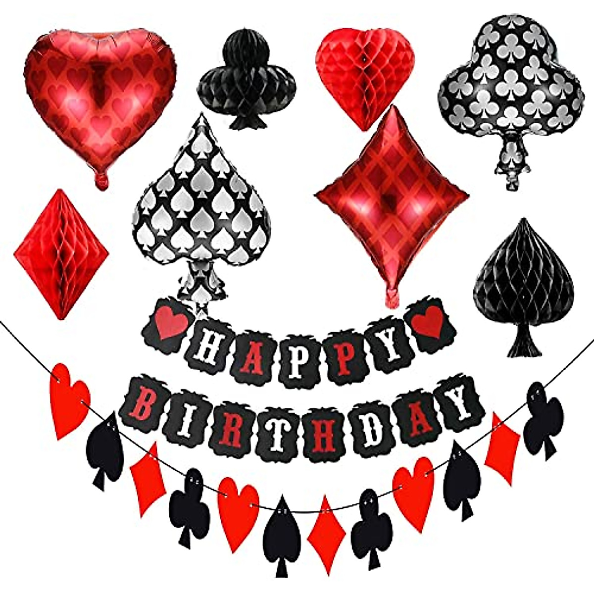 Poker Themed Las Vegas Casino Themed Party Decorations Porker Card Garlands Poker Ballons Poker Theme Party Supplies Casino Party Decoration Supplies,Casino Night,Poker Events,Casino Birthday Décor