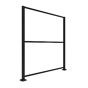 3’x6’ Decorative Screen Panel Frame Kit, Black