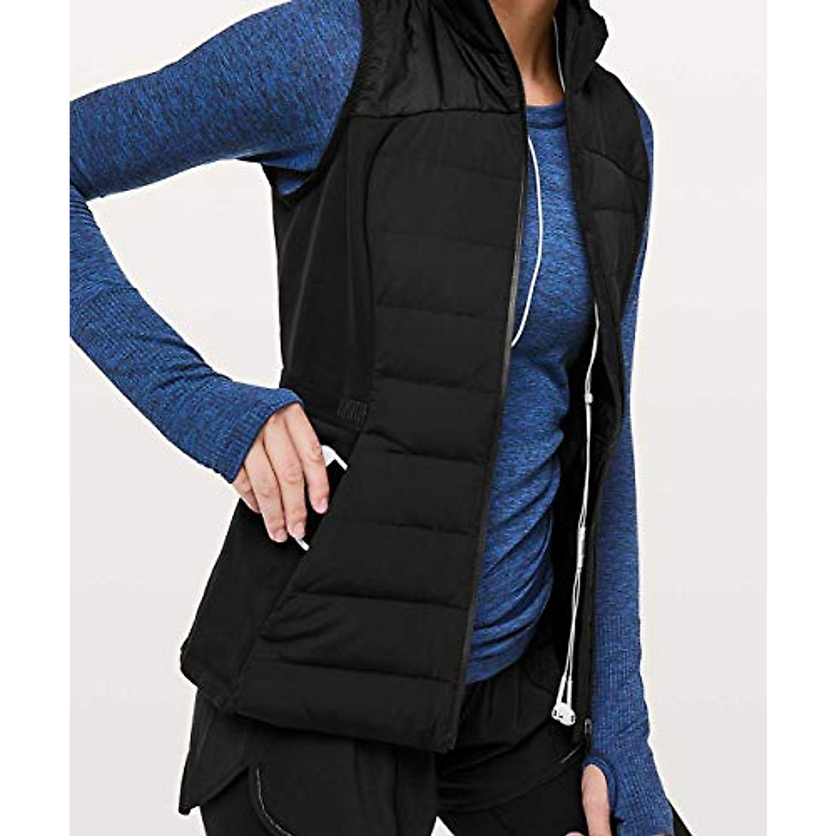 LULULEMON Down for It All Vest Sz 6 (Black)