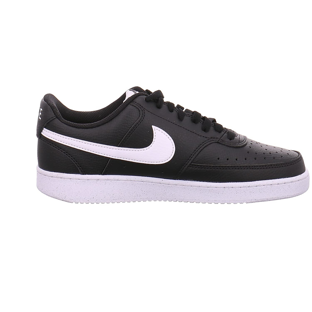 Nike Men's Court Vision Low Next Nature Shoes Sneaker, Black/White-Black, 8