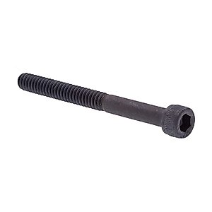Prime-Line 9178163 Socket Head Cap Screws, Hex (Allen) Drive, #10-24 X 2 in, Black Oxide (25 Pack)