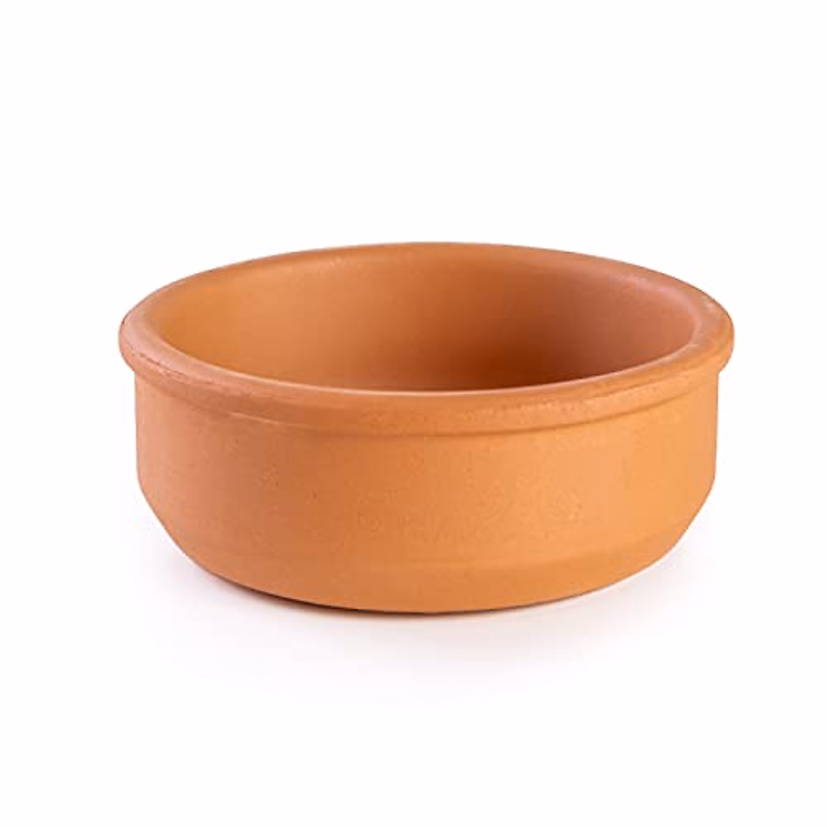 Luksyol Handmade Unglazed Clay Bowls: Elevate Your Culinary Experience with a Set of 8 (3.7 x 1.4 in) | Authentic Terracotta Cooking for Indian, Mexican, Korean Cuisine | Microwave-Friendly and Safe |