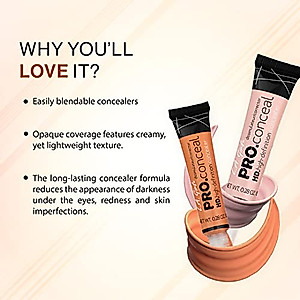 L.A. Girl Hd Pro Conceal Oz, Cool Pink Corrector, 0.28 Ounce