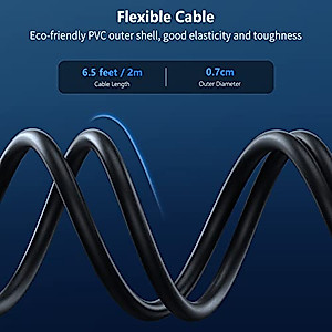 Neewer 10 in 1 Mega Value Pack with 6.5 Feet / 2 Metres XLR Stage Light Cable Wire 3 Pin XLR Male to Female Connector for Moving Main Light PAR Light Headlamp with XLR Input and Output