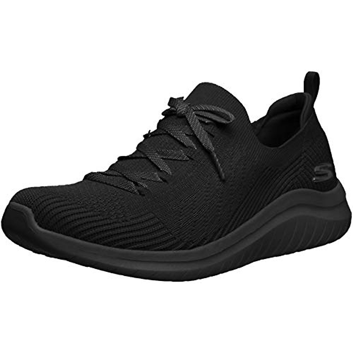 Skechers Women's Athleisure Sneaker, Black/Black, 6.5