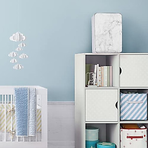 PERSONAL CHILLER Portable Mini Fridge Cooler and Warmer, 4 Liter Capacity Chills Six 12 oz Cans, Snacks, and Skincare Products, 100% Freon-Free, Marble Door