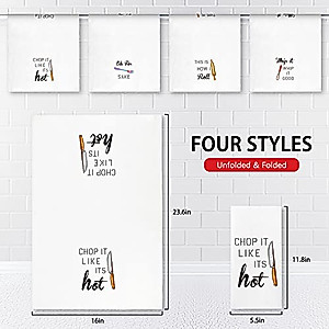 Nialnant Dish Towels for Kitchen, 16 x 23.6 Inch Housewarming Gifts New Home, Kitchen Gifts for Women, Mom, Men, Funny Kitchen Towels and dishcloths Sets