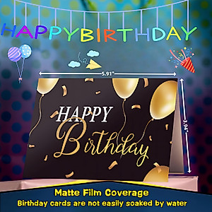 Aokisen 24 Unique Birthday Cards Bulk with Envelopes & Stickers, 4×6 inches Blank Happy Birthday Card Set, Pack of Birthday Cards for Kids, Men, Women (Style A)