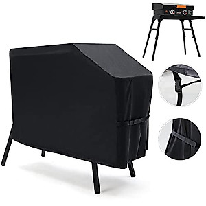 Griddle Cover for Blackstone 22'' Griddle with Hood Lid and Stand, Waterproof Windproof BBQ Grill Cover with Buckle, Griddle Accessories for Blackstone (Cover Only)