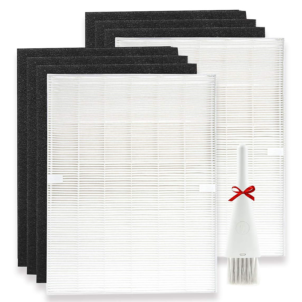 LBLVBNEWD 115115 Replacement Filter A Compatible with Winix PlasmaWave Air Purifier 6300, P300, 5300, 5500, 5300-2, 6300-2, C535 (2 Premium HEPA Filters + 6 Carbon Filters)