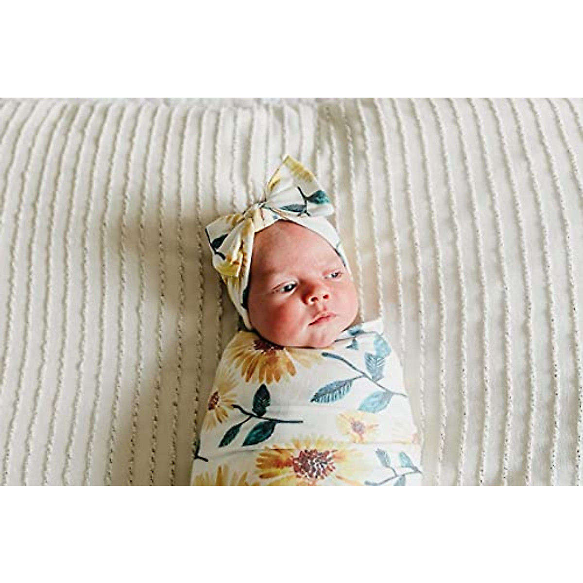 Copper Pearl Large Premium Knit Baby Swaddle Receiving Blanket Sunnie
