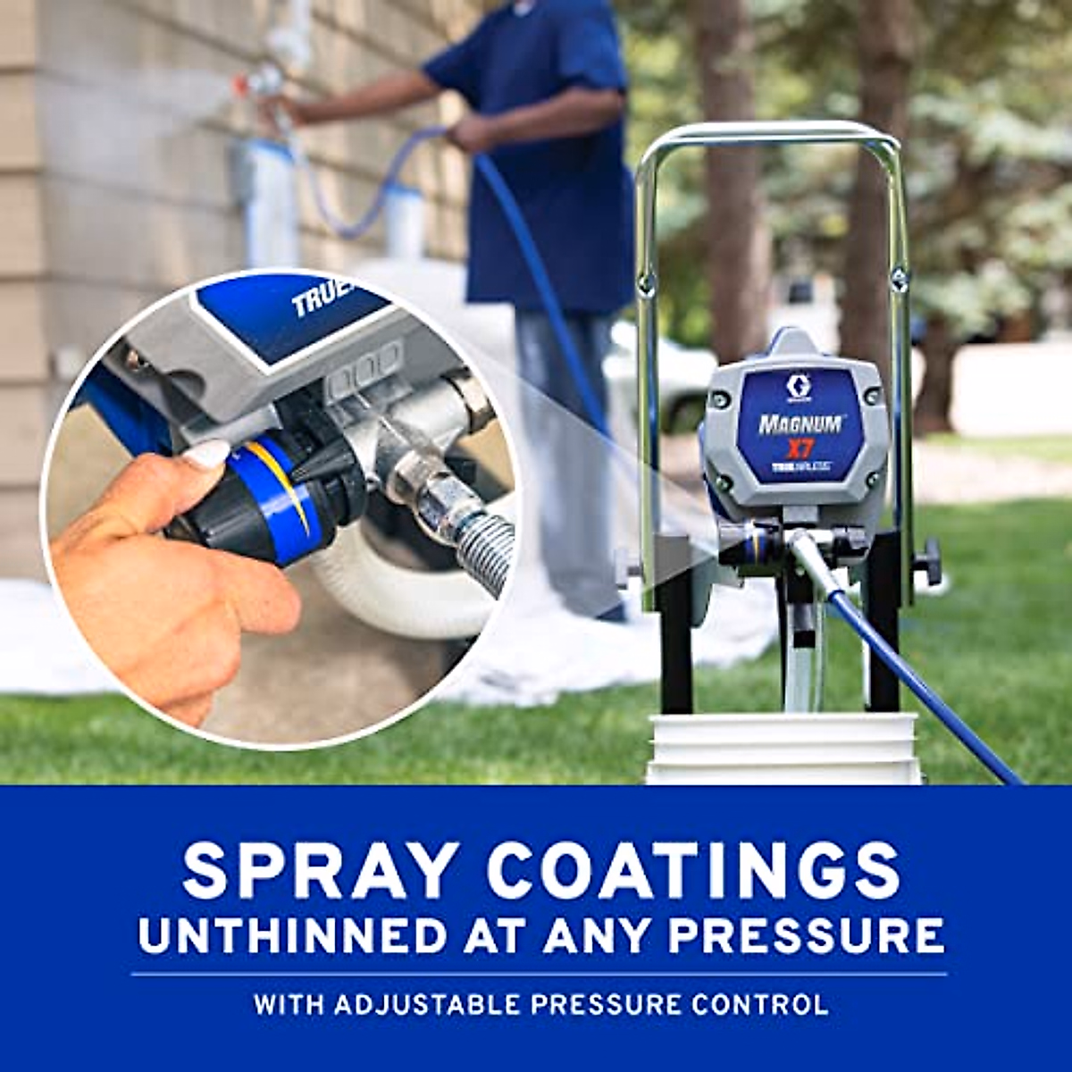 Graco Magnum 262805 X7 Cart Airless Paint Sprayer, Gray