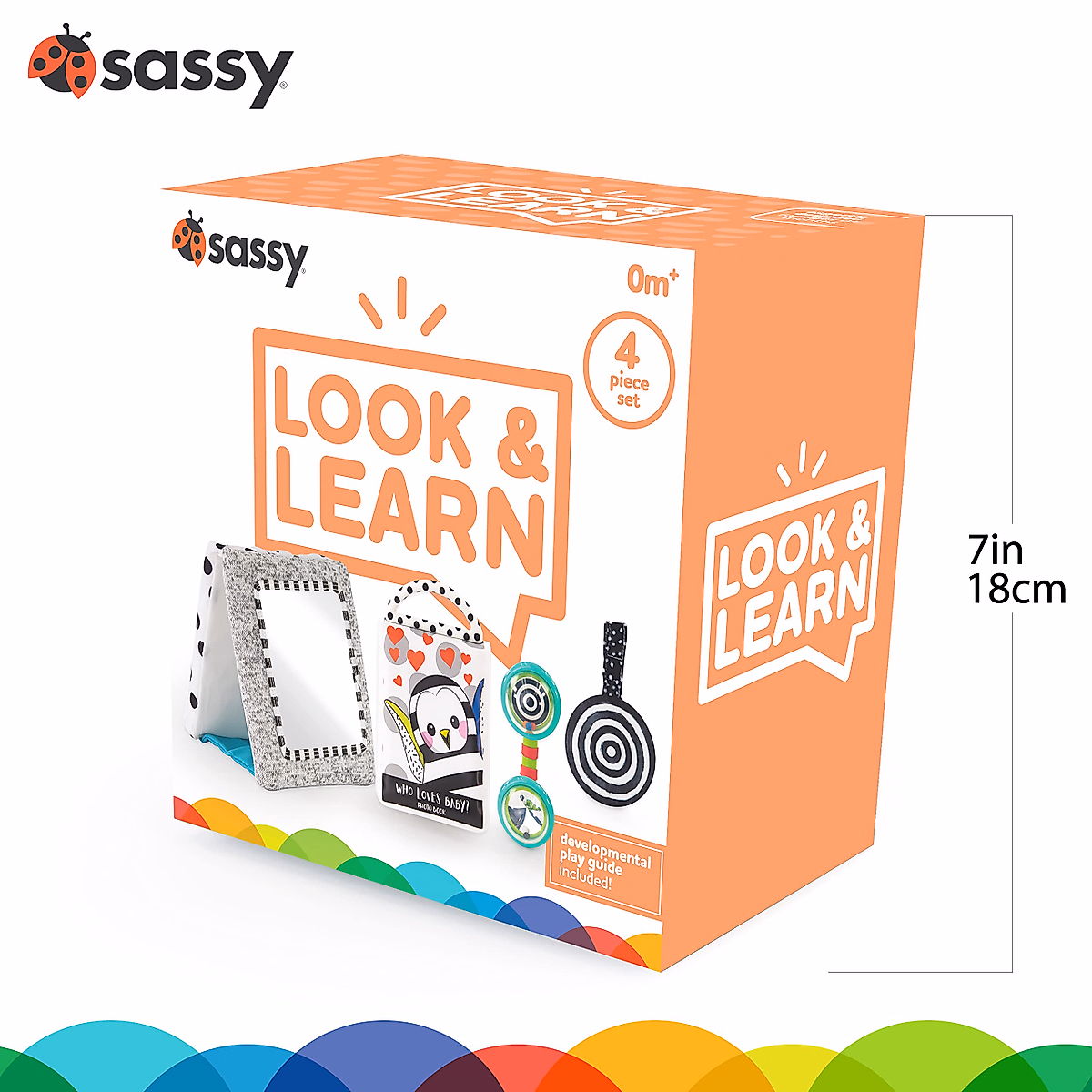 Sassy Look & Learn Baby Box - 0+ Months