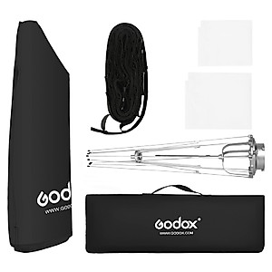 Godox SB-UE 47"/120cm Umbrella Octagon Softbox Reflector with Honeycomb Grid for Speedlight Flash (Bowens Mount)