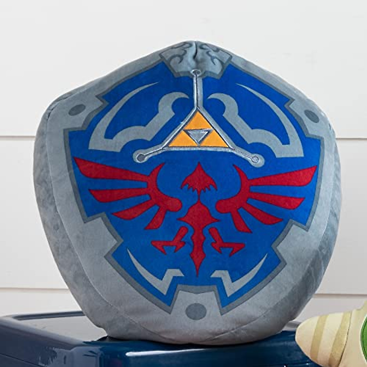 Club Mocchi-Mocchi- Nintendo The Legend of Zelda Plush - Hylian Shield Plushie - Legend of Zelda Tears of the Kingdom Collectible Squishy Plushies - 15 Inch, White
