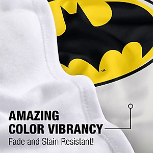 LOGOVISION Batman Lightweight Baby Blanket, 30"X40", Crib Crime Fighter Unisex for Infants Girls & Boys