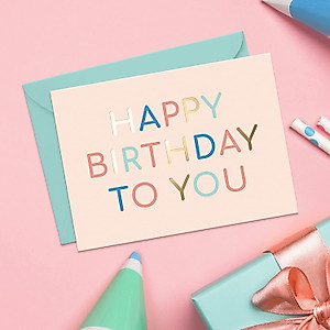 Sweetzer & Orange Birthday Happy Birthday Cards with Envelopes and Birthday Card Assortment Box. Variety Set of 20 Assorted Birthday Cards with Envelopes, Bulk Greeting Cards Assortment