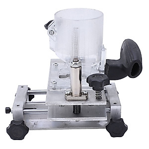 Kadimendium Rotary Tool Plunge Router Attachment Compact Woodworking Router Accurate Stable Wearproof Trimming Router for Woodworking
