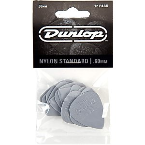 Dunlop Nylon Standard Guitar Pick .60 mm 1 Dozen