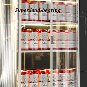 Wall Mounted Home Bathroom Cabinet w/Doors, Punch-Free dustproof Toiletries Metal Hanging Cabinet Cosmetics Perfumes Storage Box, Multi Purpose Storage Cabinet Above The Toilet