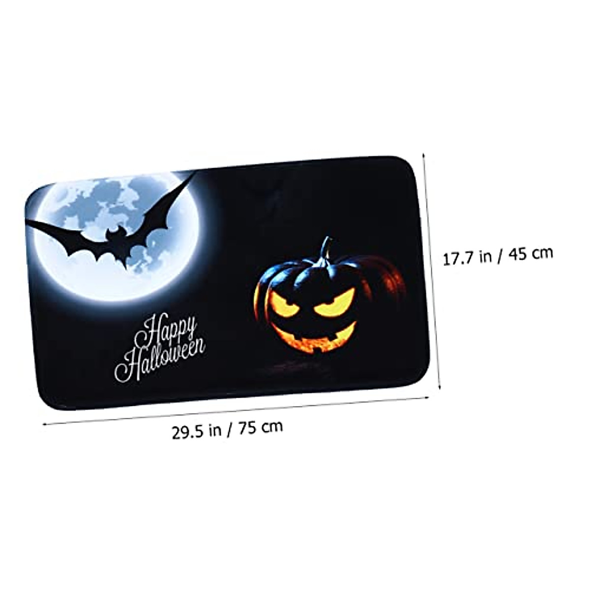 Zerodeko 3pcs Toilet Seat Three Piece Set Shower Curtain Set Suit Rugs Halloween Mat Set Halloween Bathroom Mat Creative Toilet Mat Black Water Proof Seat Toliet Cover