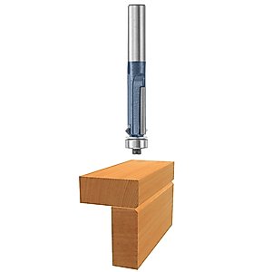 BOSCH 85646M 1/2 In. x 1 In. Carbide Tipped Flush Trim V-Groove Bit