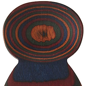 ISLAND BAMBOO Rainbow Bamboo Scraper, 1 EA