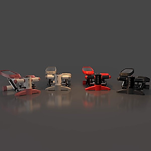 Mini Stepper & Stair Climber Machine - w/Resistance Bands Set - Built in Monitor by Nordic Lifting