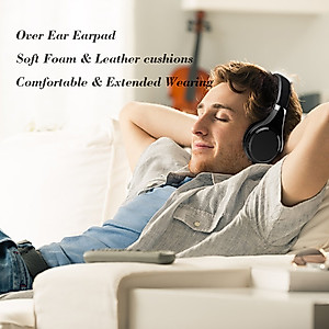 Smart Gesture Touch, Touch Bluetooth Wireless Game Headset，Subwoofer Sports Music Headset，Bluetooth V5.0 HD Call Surround Sound Quality (Black)