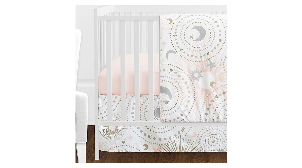 Celestial Baby Girl Crib Bedding Set - 11 Pieces