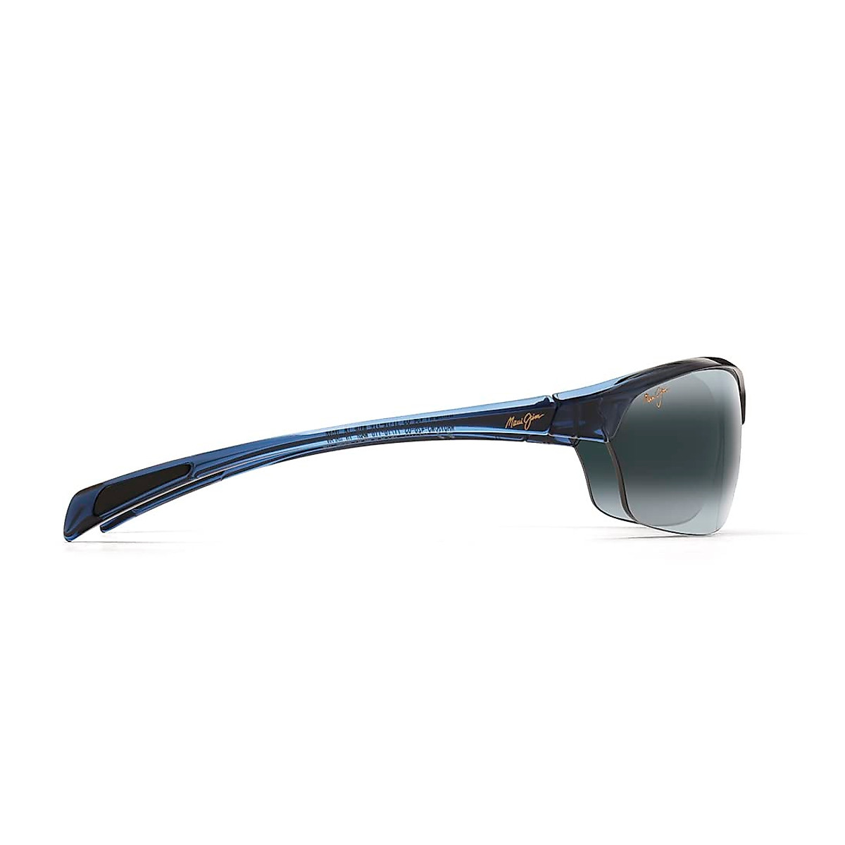 Maui Jim Men's and Women's Hot Sands Polarized Rimless Sunglasses, Blue/Neutral Grey, Large