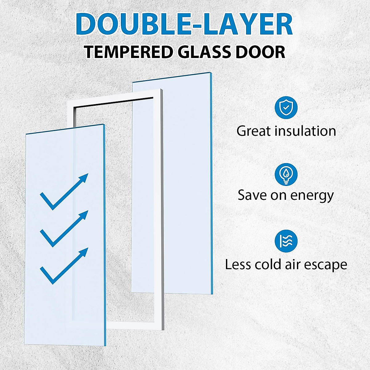 Towallmark Commercial Display Refrigerator, 12.4 Cu.Ft. Beverage Refrigerator Display Fridge, Upright Glass Door Merchandiser Fridge Beverage Cooler with LED Light, Adjustable Shelves
