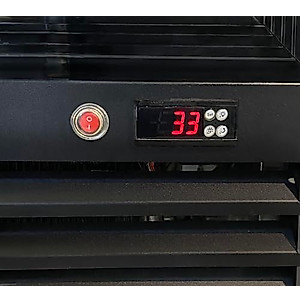 New Procool Refrigeration Double SLIDING Door Upright Display Beverage Cooler Merchandiser; 35 Cubic Ft., 45" Wide