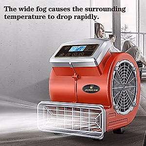 LVYUAN Multi-Purpose Mini Mighty Air Mover, Utility Fan, Dryer, Blower and Timer for Restoration, Cleaning, Home and Plumbing Use - 1/4 HP, 900 CFM, 3 Speeds, 3 Angles, Red, Small (New-Red)