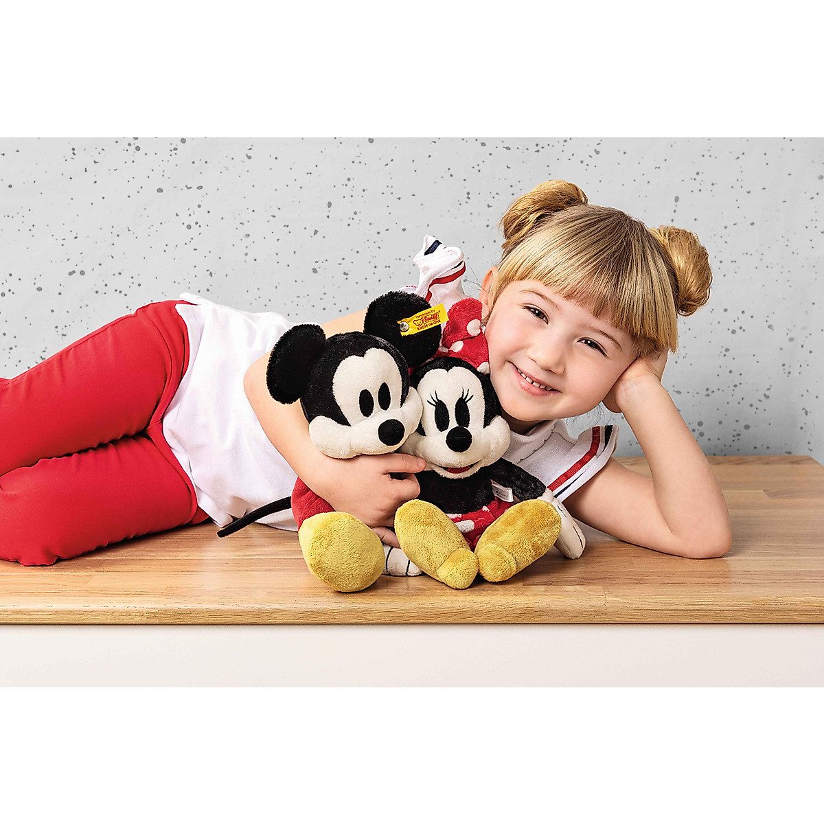 Steiff Disney Soft Cuddly Friends Minnie Mouse 12" Premium Stuffed Animal