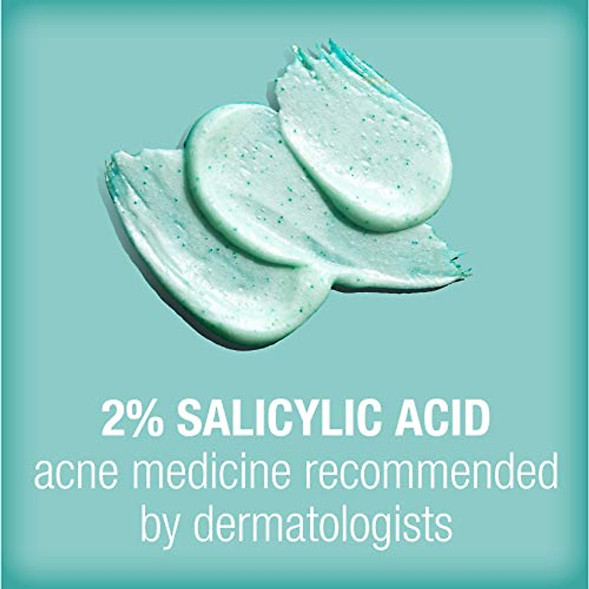 Neutrogena Oil-Free Acne Stress Control Power-Clear Facial Scrub, 2% Salicylic Acid Acne Treatment Medication, Exfoliating Daily Acne Face Scrub for Acne-Prone Skin Care, 4.2 fl. oz