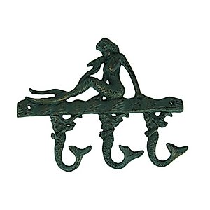 GSM Cast Iron Mermaid Coat Rack